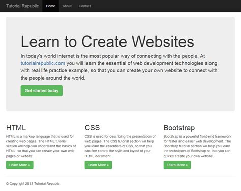 Working With Bootstrap 3 Fixed Layout Tutorial Republic