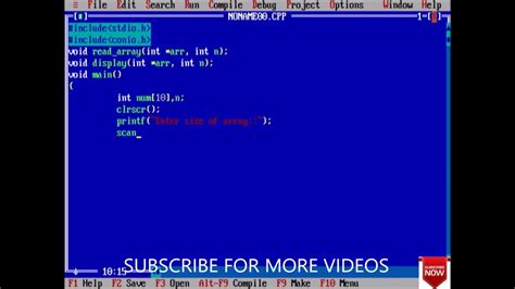 Passing Array To The Function Using Pointer 86 Youtube