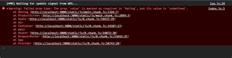 Javascript Failed Prop Type The Prop Value Is Marked As Required