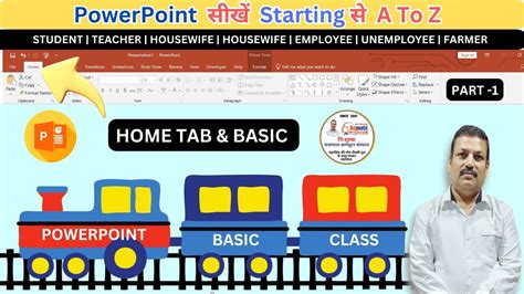POWER POINT HOME TAB BASIC IN HINDI POWER POINT TUTORIAL FOR