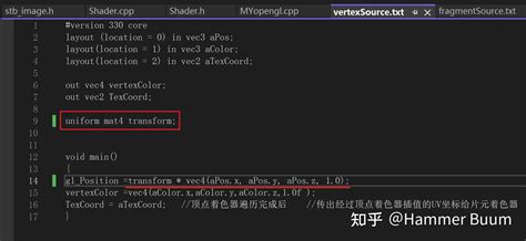 16 opengl 导入glm库，（该库只有头文件），使物体发生变换 知乎