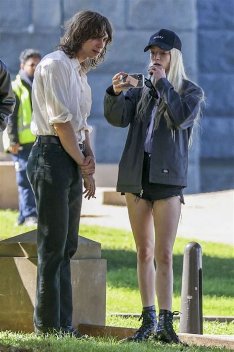 Anya Taylor Joy Sexy Legs In Tiny Shorts Near The Rocks 7 Photos The Fappening