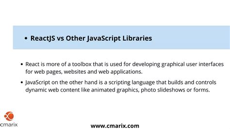 Why Use React Js Reason To Choose For Your Web Development Project PPT