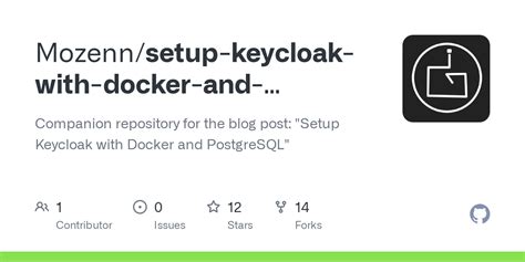 setup keycloak with docker and postgresql gitignore at main · mozenn setup keycloak with docker