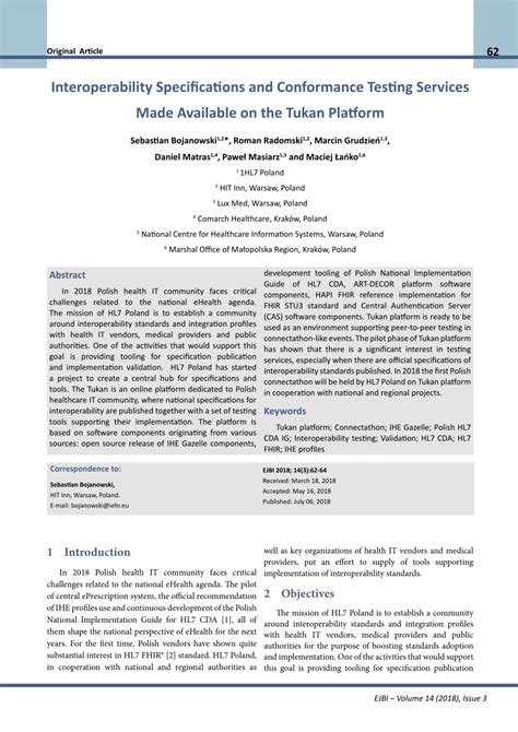 pdf interoperability specifications and conformance testing services made available on the