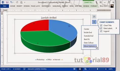Cara Mudah Membuat Diagram Di Microsoft Word Video Tutorial89
