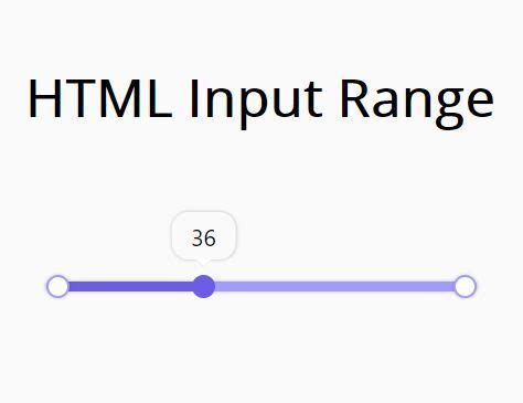 Customize Your Range Slider With HTML Input Range