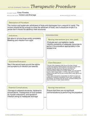 Spinal Cord Injury Template ATI Med Surg ACTIVE LEARNING TEMPLATES
