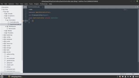 cara membuat controller pada laravel ayo ngoding