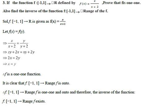 cbse class 12 mathematics relations and functions notes set a