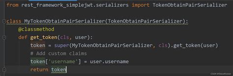 7DRF实战总结JWT认证原理和使用及第三方库simplejwt 的详解附源码 CSDN博客