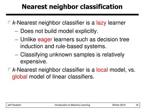 ppt classification nearest neighbor powerpoint presentation free download id 9597209