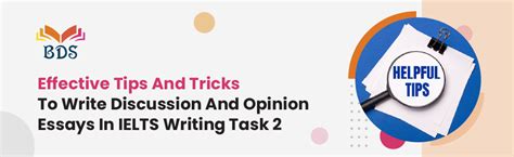 Effective Tips And Tricks To Write Discussion And Opinion Essays In