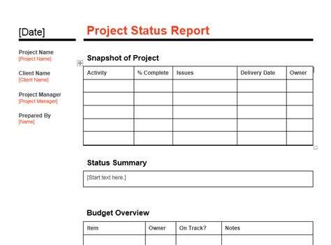 16 Sample Weekly Status Report Template SampleTemplatess