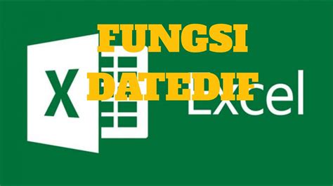 MENGHITUNG UMUR DENGAN FUNGSI DATEDIF TUTORIAL EXCEL YouTube
