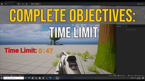 Unreal Engine 5 Objectives Time Limit Countdown Timer YouTube