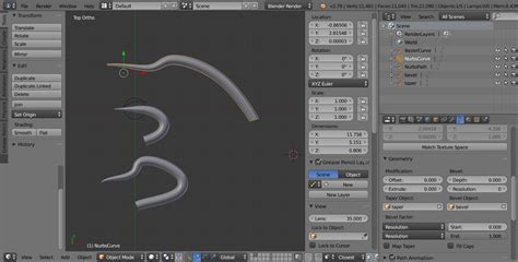 Curve Taper Object Problem Modeling Blender Artists Community