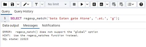 postgresql regexp match function commandprompt inc