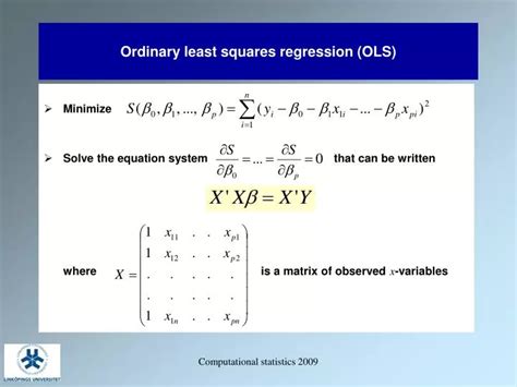 ppt ordinary least squares regression ols powerpoint presentation free download id 4505755