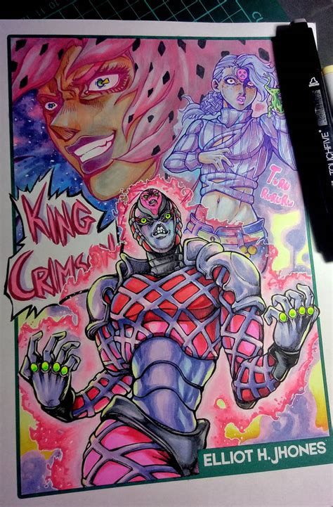Jojo Bizarre Adventure King Crimson By Ericksond On Deviantart