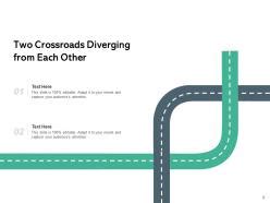 Two Paths Arrow Diverging Roads Forecasting Prediction Evaluation