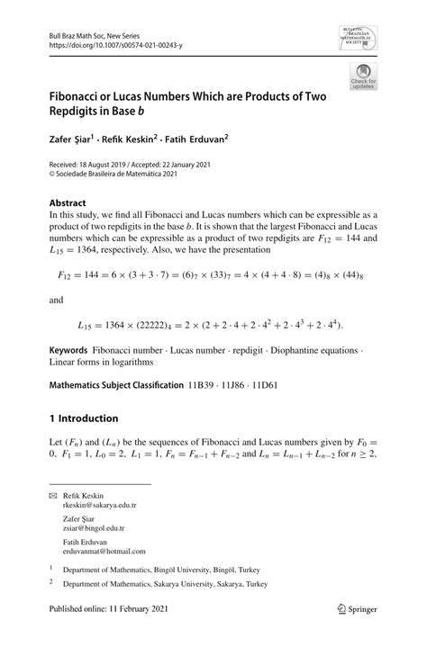 pdf fibonacci or lucas numbers which are products of two repdigits in base b