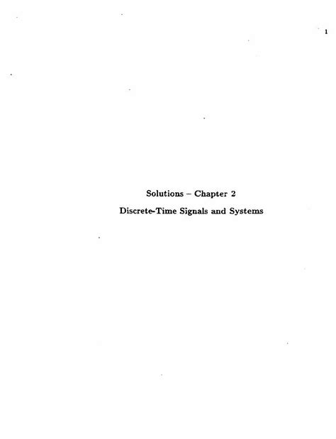 pdf discrete time signal processing 2nd ed solutions to exercises dokumen tips