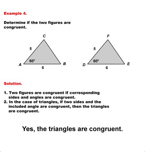 math example geometric shapes analyzing congruent shapes example 4 media4math