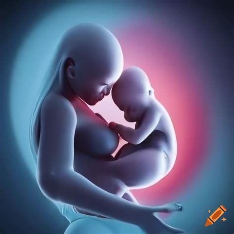 Mother Bonding With Her Unborn Baby On Craiyon