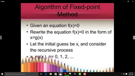 Fixed Point Method Iteration In R Part1 YouTube