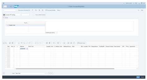 Create A Purchase Requisition In SAP Step By Step