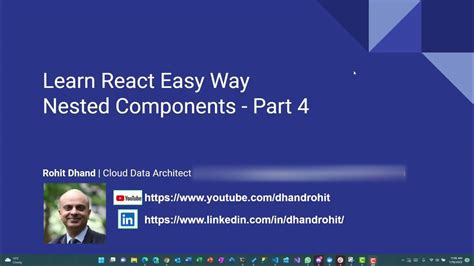 learn react easy way nested components with props part 4 youtube