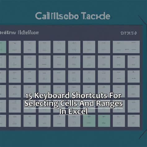 Keyboard Shortcuts For Selecting Cells And Ranges In Excel Manycoders