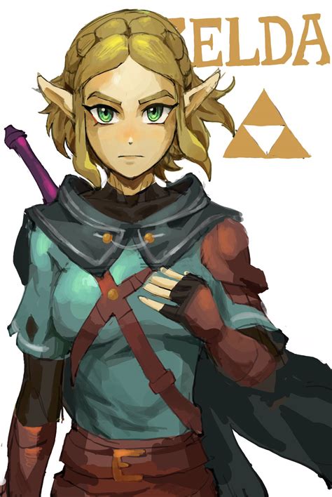 Zelda Wearing Links Totk Outfit The Legend Of Zelda Tears Of The Kingdom Know Your Meme