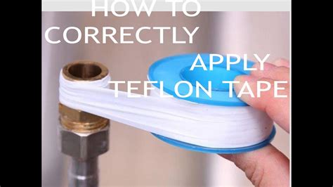 How To Correctly Wrap Teflon Tape YouTube