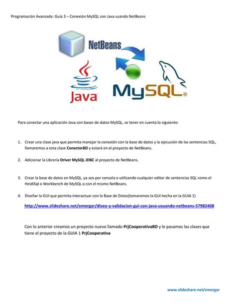 Conexion Mysql Con Java Usando Netbeans PDF