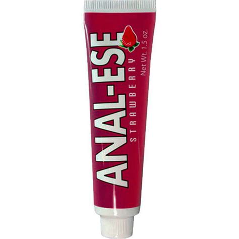 Anal Ese Flavored Desensitizing Lubricant 15 Oz 44 G Strawberry