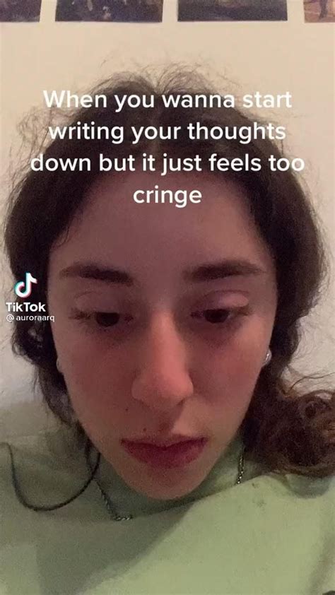 A Woman With Her Eyes Closed Looking At The Camera And Saying When You Wanna To Start Writing