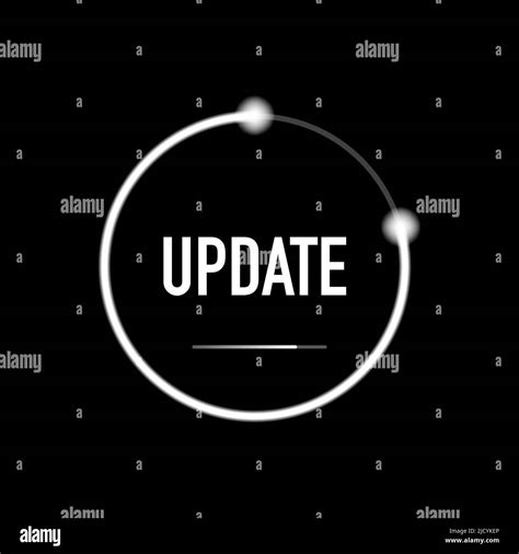 System Software Update And Upgrade Concept Loading Process Screen