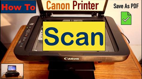 How To Scan A Document In Canon Printer YouTube