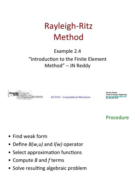 fem ritz method finite element method mathematical concepts