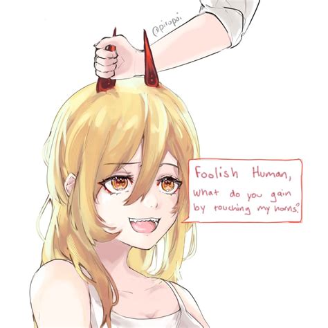 Power And Denji Chainsaw Man Drawn By Piro Piropoi Danbooru