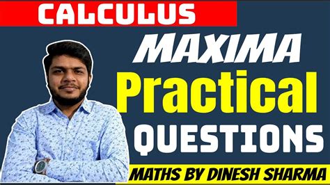 upsc mathematics optional in hindi maxima and minima practical questions part 45 youtube