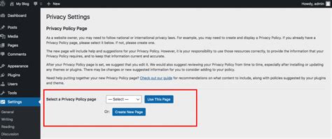 How To Add Privacy Policy Page In WordPress