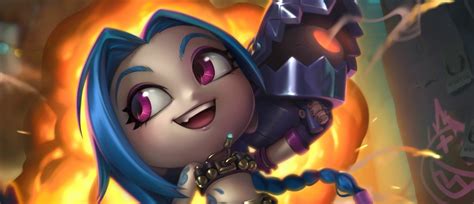 3340x1440 Resolution Chibi Jinx League Of Legends 3340x1440 Resolution Wallpaper Wallpapers Den