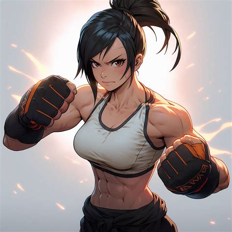 Zf Puhi Female Anime Character With Big Chest In A By Zfpuhi On Deviantart