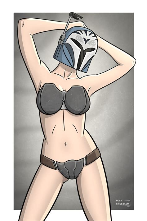 Rule 34 Armor Arms Behind Head Arms Up Bo Katan Kryze Clone Wars Duck Smuggler Helmet Helmet