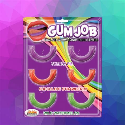 Gum Job Oral Sex Gummy Candy Teeth Covers For Ultimate Bj Cherry Pie Wild Watermelon