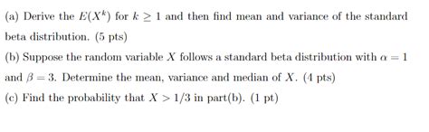 solved a derive the e xk for k ≥1 and then find mean and