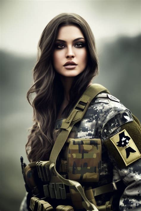 Hot Military Girl Wallpaper